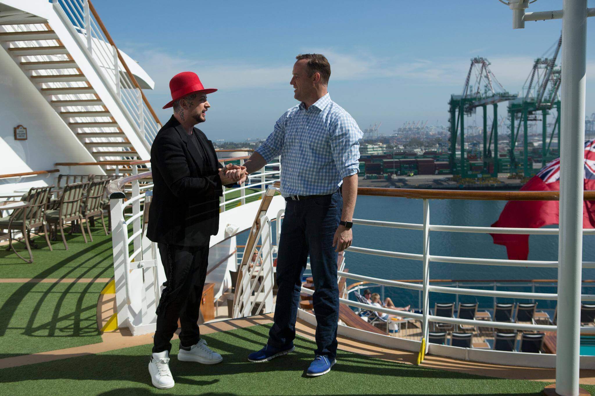 Boy George and Matt Iseman face off for the title of "New Celebrity ...